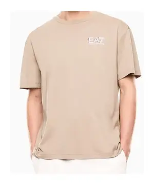 EA7 Logo Printed Crewneck T-shirt