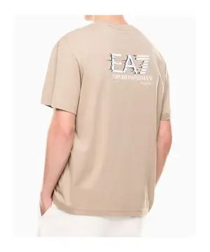 EA7 Logo Printed Crewneck T-shirt