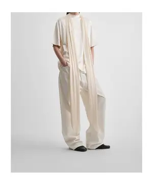 Phoebe Philo Detachable Scarf T-shirt