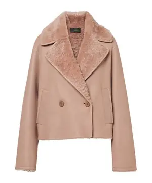 JOSEPH Double-breasted Short Coat