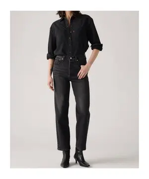 LEVI'S Ribcage Straight Ankle Jeans