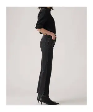 LEVI'S Ribcage Straight Ankle Jeans