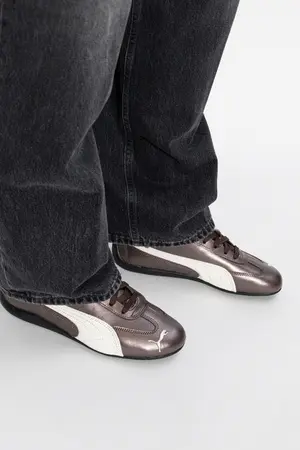 PUMA Lace-up Sneakers With Brand Logo Detailing - Brown