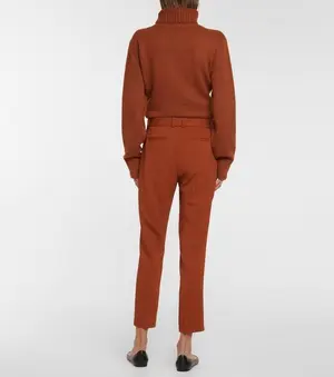 JOSEPH Diagonal Pleated Casual Pants