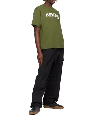 Kenzo Elastic Waist Casual Pants - Black
