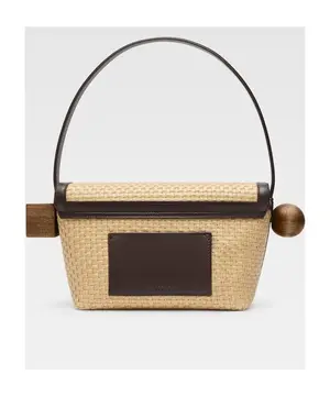 Jacquemus The Rond Carré Flap Shoulder Bag