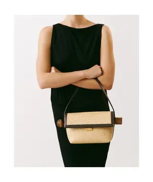 Jacquemus The Rond Carré Flap Shoulder Bag