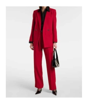 BLAZÉ MILANO Cool Easy Wool Wide-leg Pants