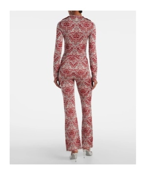 Rabanne Paisley Straight Pants