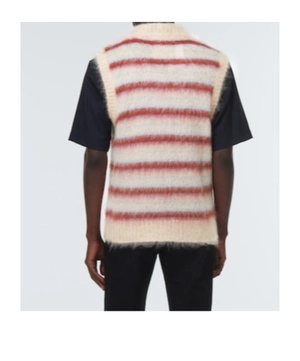 Marni Striped Wool-blend Sweater Vest