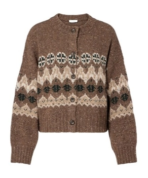 Altuzarra Cammie Fair Isle Wool-blend Cardigan