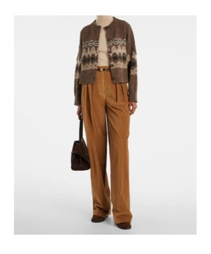 Altuzarra Cammie Fair Isle Wool-blend Cardigan