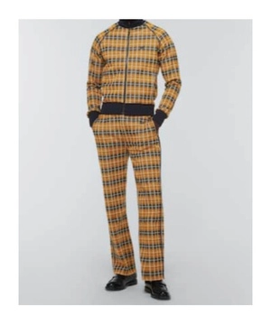WALES BONNER Plaid Pattern Casual Pants
