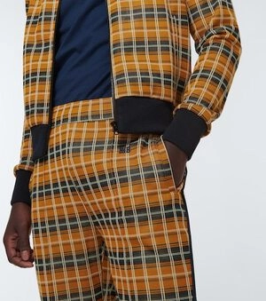 WALES BONNER Plaid Pattern Casual Pants
