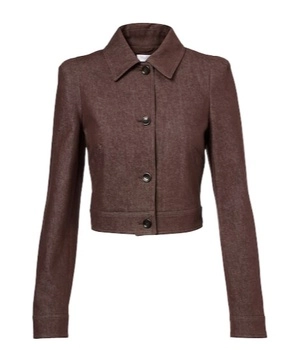 Max Mara Carpa Cropped Cotton Jacket