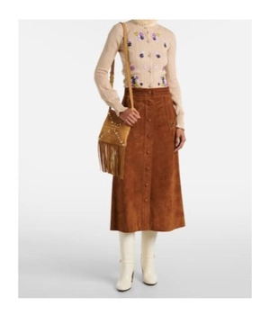 Valentino Garavani Embroidered Virgin Wool Cardigan