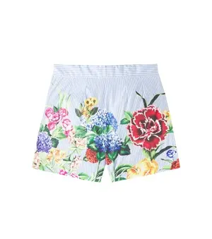 Dolce & Gabbana Floral Cotton Shorts