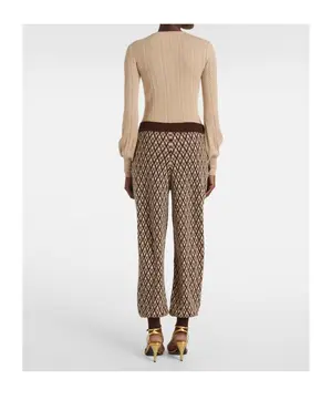Valentino Garavani Toute La V Virgin Wool Sweatpants