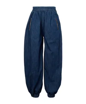 Valentino Garavani Chambray Tapered Pants