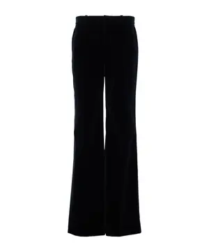 Chloé Cotton Velvet Flared Pants