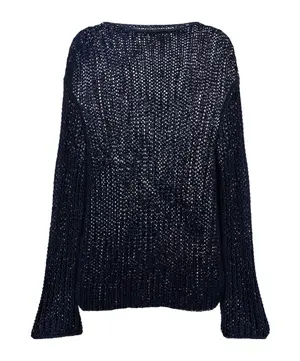Khaite Elowen Open-knit Cotton-blend Sweater