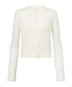 Khaite Brieta Wool-blend Cardigan - White