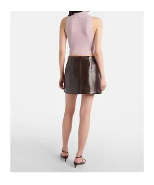 COURREGES Ribbed Knit Vest