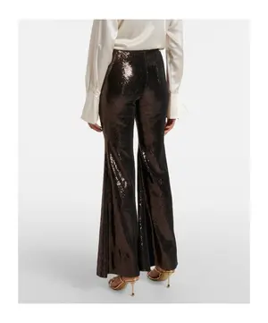 Nina Ricci Sequined Flared Pants