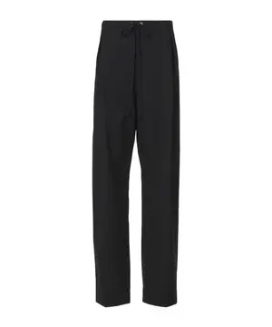 Khaite Trenton Wool Wide-leg Pants