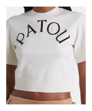 PATOU Logo Short-sleeved Sweater
