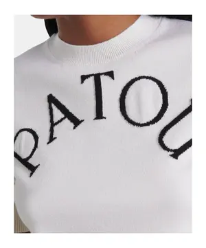 PATOU Logo Short-sleeved Sweater