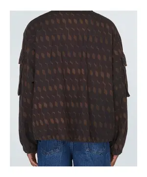 Dries Van Noten Vidway Printed Cotton-blend Field Jacket - Black