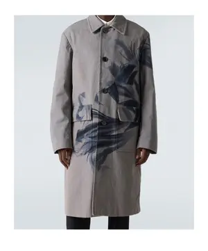 Dries Van Noten Randale Floral Cotton Trench Coat