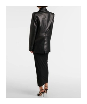 Alex Perry Oversized Leather Blazer