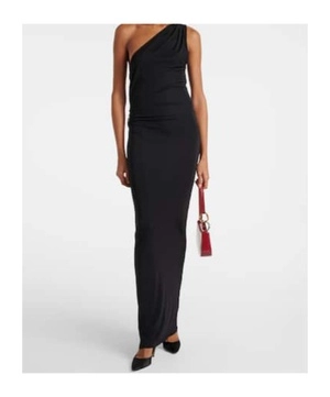 Staud Zenith Gathered Jersey Maxi Dress