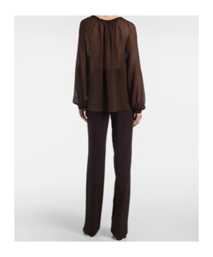TOM FORD Sheer Silk Georgette Blouse