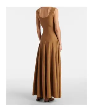 Khaite Jodie Wool Maxi Dress