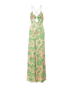 Etro Spaghetti Strap Backless Dress