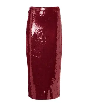 Veronica Beard Koa Sequined Pencil Skirt