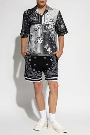 Amiri Bandana Printed Bowling Shirt