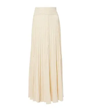 Christopher Esber Linen And Silk-blend Maxi Skirt