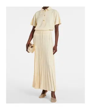 Christopher Esber Linen And Silk-blend Maxi Skirt