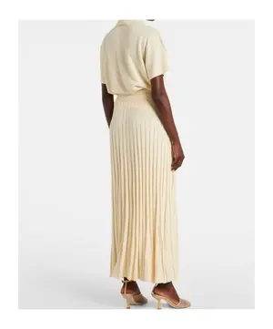 Christopher Esber Linen And Silk-blend Maxi Skirt