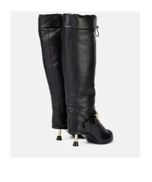 Sacai Leather Knee-high Boots