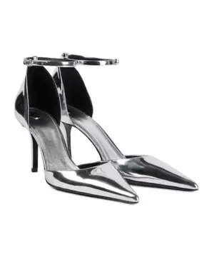 Proenza Schouler Slash 85 Mirrored Leather Pumps