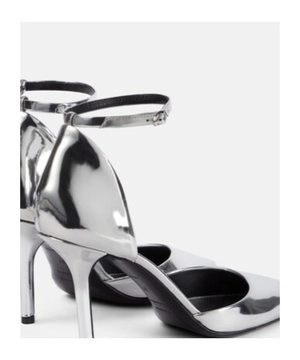 Proenza Schouler Slash 85 Mirrored Leather Pumps