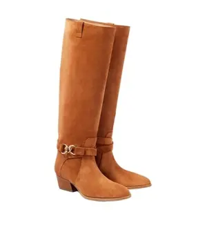 Ulla Johnson Willow Suede Cowboy Boots