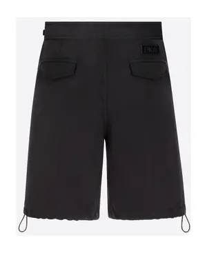 Dior Logo Patch Shorts