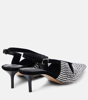 Coperni Crystal Leather High Heels