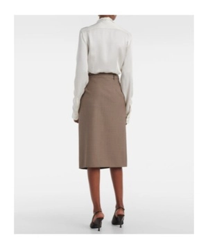 Stella McCartney Houndstooth Wool Pencil Skirt